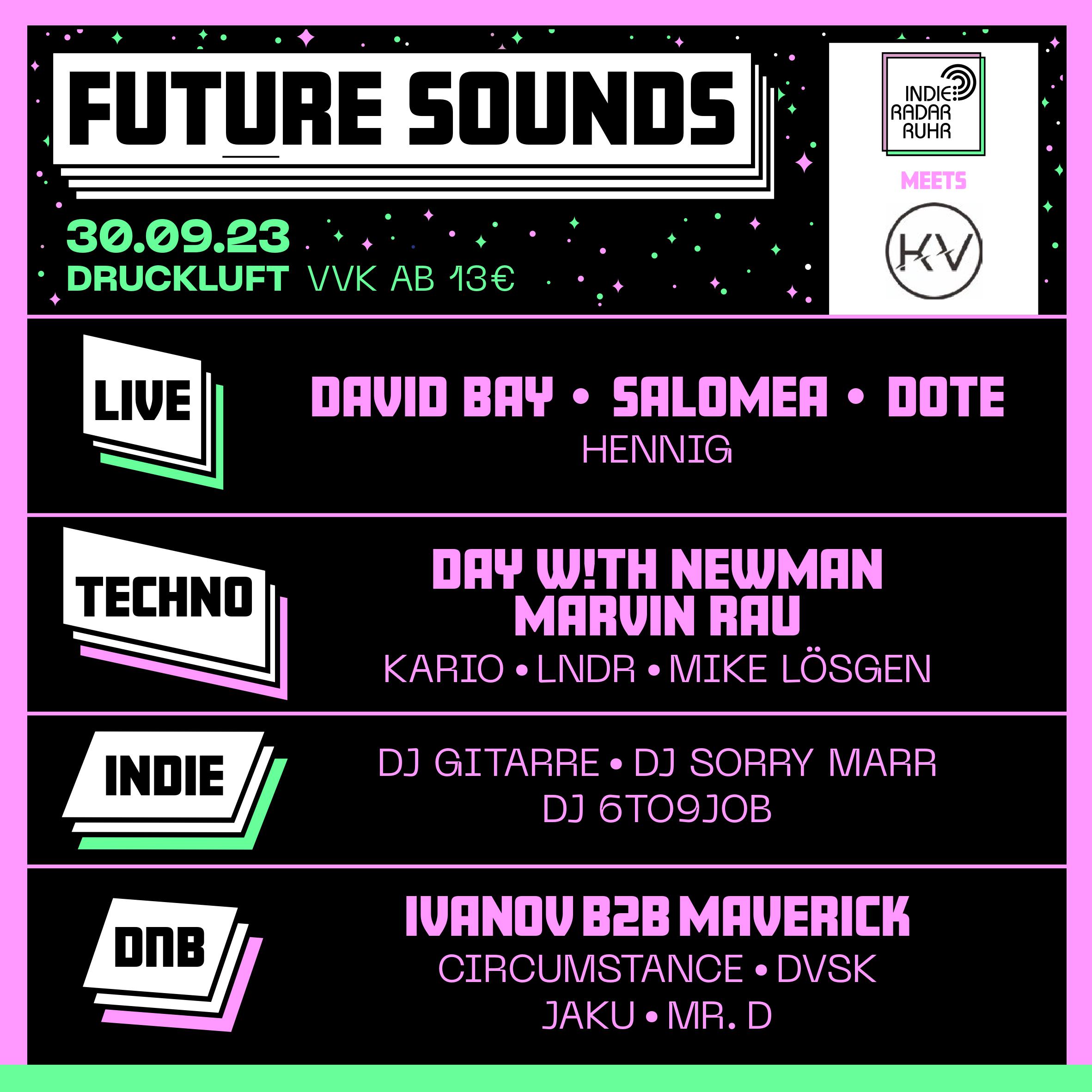 FUTURE SOUNDS 2023 (Mini-Festival) – Superhausen